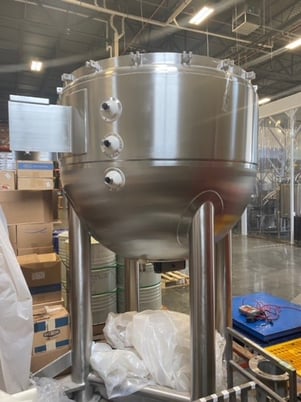 400 gallon Lee Tri-mix tank, triple motion, jacketed, 2019, new never ...