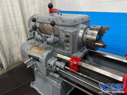 18" x 72" Axelson, engine lathe, 3 & 4-jaw chuck, steady rests, thread ...