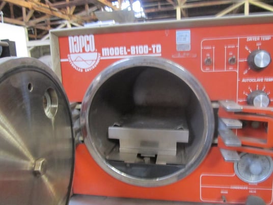 9" x 18" Napco #8100-TD, Autoclave, Stainless Steel, 15-27 psi, 220-270 ...