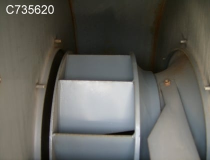 Dayton #3C073A, Blower, Carbon Steel, 15" diameter Wheel, 12" diameter ...