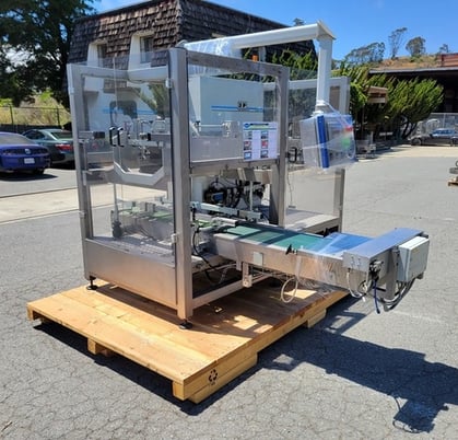 JP Maschinenbau #KF350, Top Load Case Packer, fills (20) 5 lb. bags/min ...