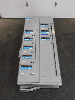 Goulds, 2 section 600 a motor con, (8) 12" MCC buckets, 480 Volts for ...