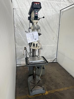 16" Jet #JDP-17MF, drill press, 18" x 15.5" table, with Procurnier #3 tapping attachment For ...