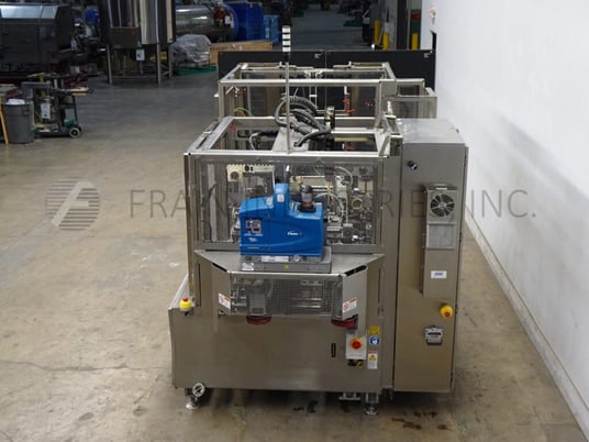 Adco #21WACP-8-WD, automatic, continous motion, Stainless Steel, wrap around, hot melt glue case ...