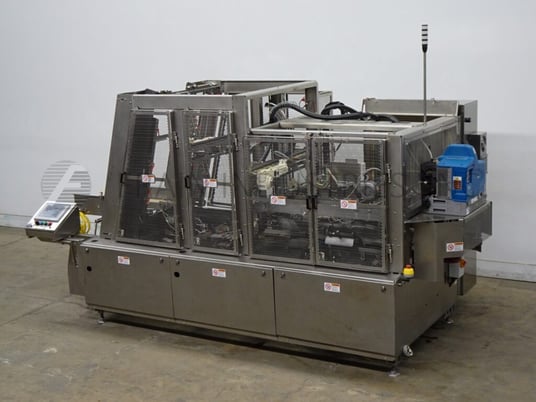 Adco #21WACP-8-WD, automatic, continous motion, Stainless Steel, wrap around, hot melt glue case ...