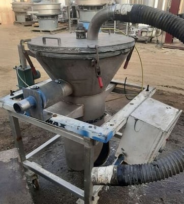 Vac-U-Max #05003, pneumatic vacuu, 24" diameter x 15" H hopper, 12 ...