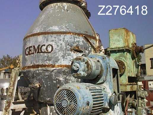 Gemco, Vacuum Dryer, 30 cu.ft., 7.5 HP, 220/440 V, mounted on stand for ...