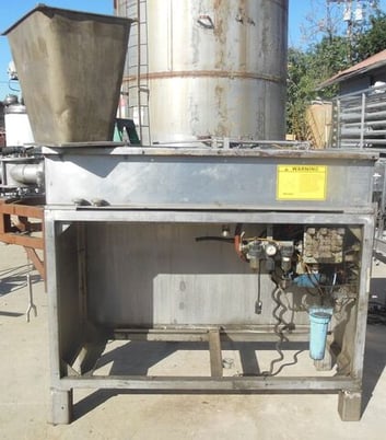 Marlen #750, Twin Piston Continuous Pumping Extruder, 6" diameter x 14 ...