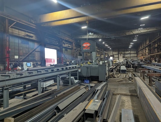 Amada #Marvel-800-PCS3, band saw, Siemens Simatic HMI PC3 CNC Control ...