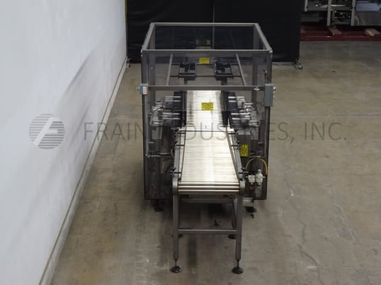 Arpac #Upstack, roller conveyor upstacker, pneumatic closing fingers ...