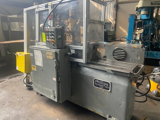 26" Phillips gun drill, 1 spindle, safety guarding, coolant system ...