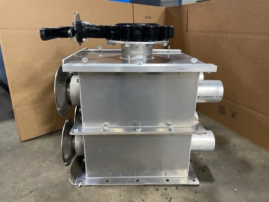 Bulk Distribution Box, Conair, 3" port, slide bottom with valve for ...