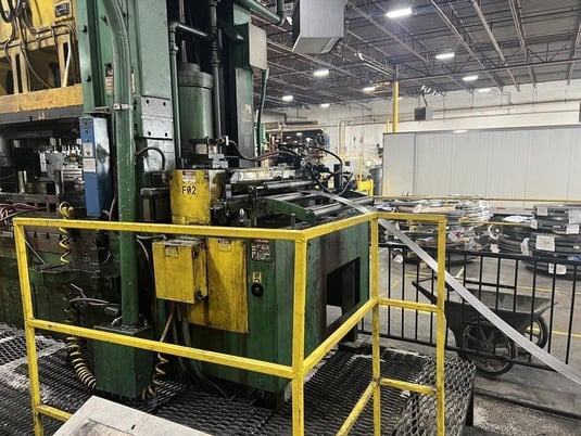 13000 lb. Perfecto / Dallas #DRF-436-RH-74163, servo feed line, 24" x ...