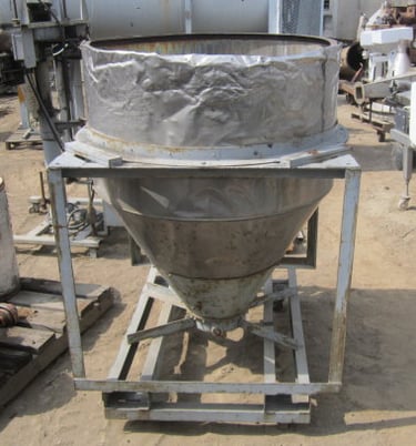 20 cu.ft. Hopper, Stainless Steel, 39" diameter x 22" straight side ...