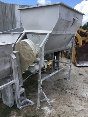 50 cu.ft. Rietz #C-12-K7208-6, Hopper, Stainless Steel, 4' x 5' x 1 ...