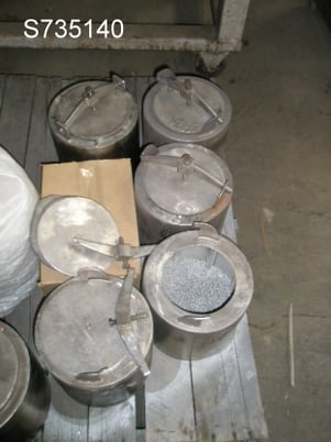 Grinding Jar, Stainless Steel, 1.3 gallon capacity, 8" diameter x 8" H ...