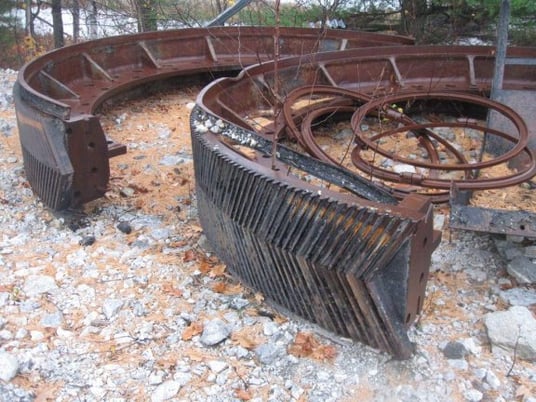 9.5' x 12' Marcy, Rod Mill, 332 teeth gear, 19 teeth pinion & 22" face ...