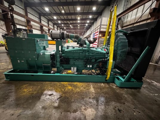 1250 KW Cummins #1250DFLC, diesel generator, 776 hours, 1998 For Sale | Surplus Record