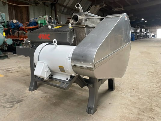 FMC #75B, Pulper Screw Extractor/Finisher, 15 HP, 75-100 GPM, 1760 RPM ...