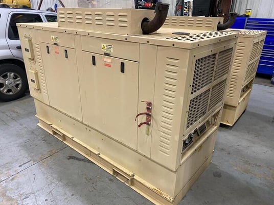 60 KW Caterpillar #C4.4, diesel generator set, weatherproof enclosure ...