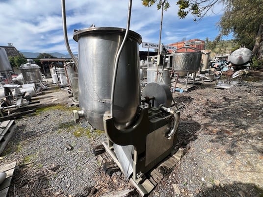 Kraft, Cheese Mixer, 5 cu.ft., 21" diameter Mixer, 12" diameter x 20" L ...