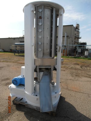 Jones, Vertical Screw Press, 6" diameter Liquid discharge, 12" width ...