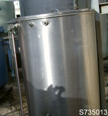 50 gallon CIP Tank, Stainless Steel, 22" diameter x 36" straight side ...