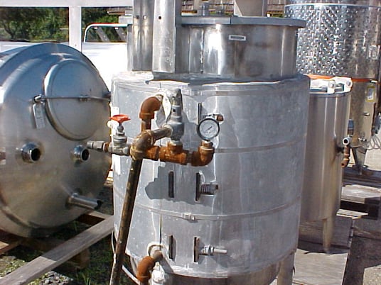 63 gallon Stainless Steel Tank, 23" diameter x 35" straight side, (4 ...