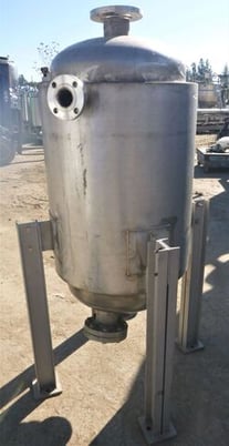 75 gallon Carbon Bed Filter Tank, Stainless Steel, jacketed, 24 ...