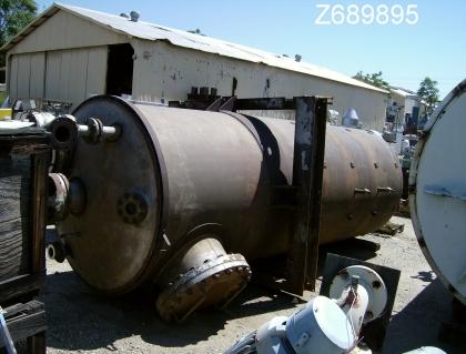2000 gallon Patterson, Stainless Steel Tank, 5' diameter x 13' 9 ...