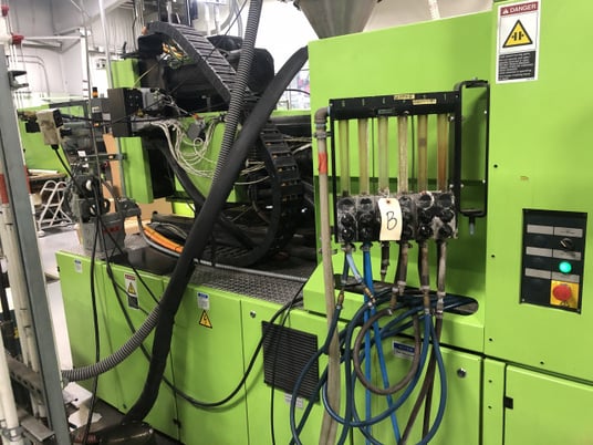 200 Ton, 15.25 oz., Engel #EM740/200T, injection molding machine, 55mm ...
