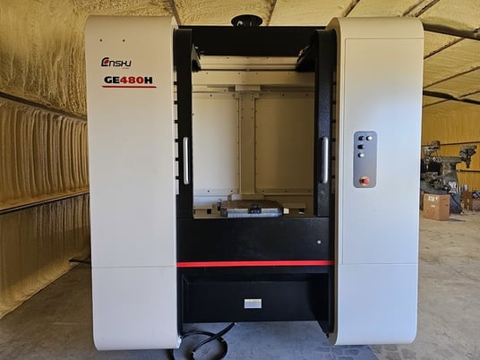 Enshu #GE480H, 4-Axis CNC horizontal machining center, Fanuc 31iMB, 31. ...