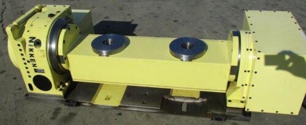 Nikken #5AX-2MT-200-457.2-KA, dual 5-Axis CNC rotary table, 2009 for ...