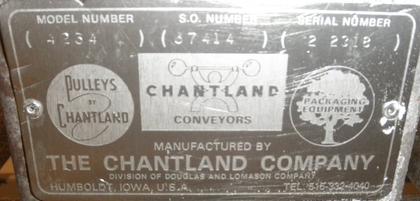 Chantland #4234, Bag Filling Line, 25-100 lb bags, 10" x 6" opening, 24 ...