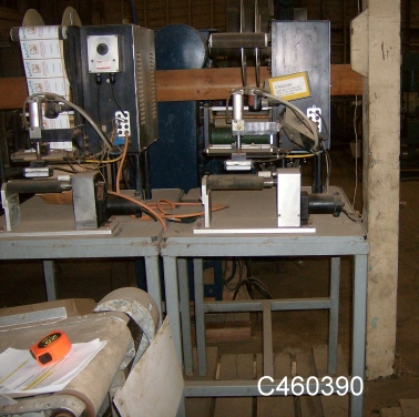 LSI #3091, Semi-Automatic Labeler, 2-3/4" tall label, set up for 7/8 ...