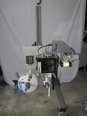 LabelPack #410, Print-Apply-Tamp Labeler w/conveyor for Sale | Surplus ...