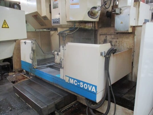 Okuma #MC-50VA, CNC vertical machining center, 20 automatic tool ...