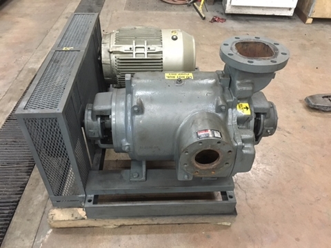 Nash #SC6, vacuum pump w/VPSS4-4 Grade II watertrap silencer/separator ...