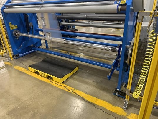 Elite Cameron #CW800HD, 94" cantilevered duplex slitter rewinder, anti ...
