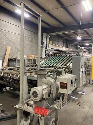 115" Martin #Advantage, sheet stacker, beater blower section, 3-out ...