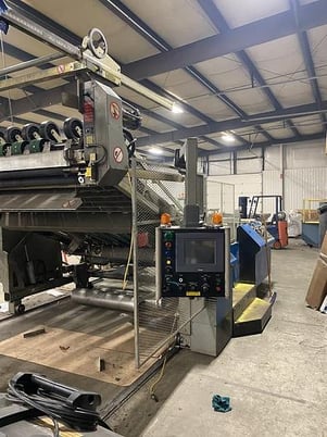 115" Martin #Advantage, sheet stacker, beater blower section, 3-out ...