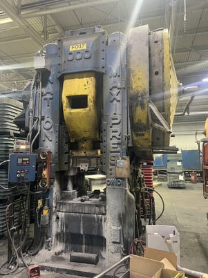 1000 Ton, National #Maxi-Press, forging press, 10" stroke, 32" x 45 ...