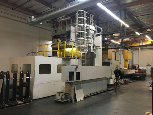 SNK #RB-200F, CNC 5-Axis bridge mill, 167" X Travel, 114" Y Travel, 26 ...