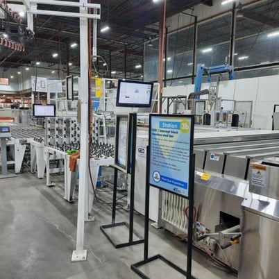 GED #Intercept-Line, horizontal insulated glass line, spacer frame ...