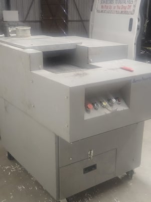 16" Amerishred #AMS-1000, paper shredder, cross cut, 10 HP, 250 sheet ...