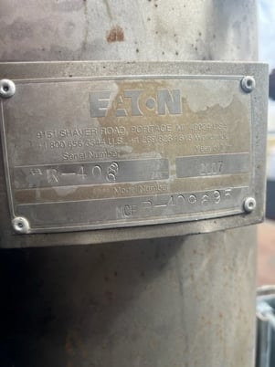 Eaton #MCF-824, Self-Cleaning Filter, Stainless Steel, 10" diameter x ...