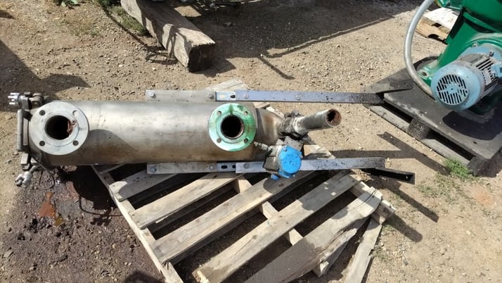 Eaton #MCF-824, Self-Cleaning Filter, Stainless Steel, 10" diameter x ...