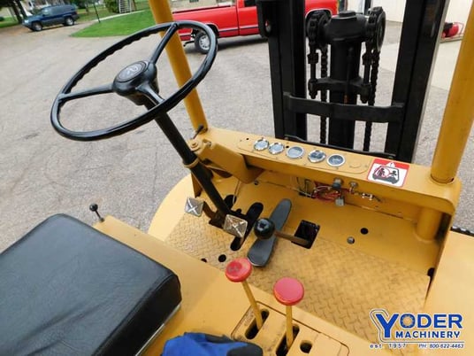 8000 lb. Yale #KGP5-1AT-8OUF, propane forklift, 118" lift height, 55 ...