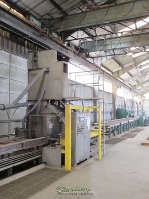 Pangborn #ES1885-22 RK, Roto-Blast pass thru sandblaster, 21.5" x 29.75 ...