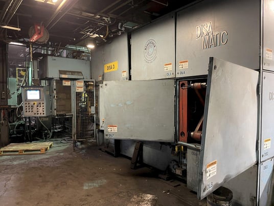 Disamatic #2013-MK5-B, s/n 96.2593, with AMC & SBC conveyors, core ...